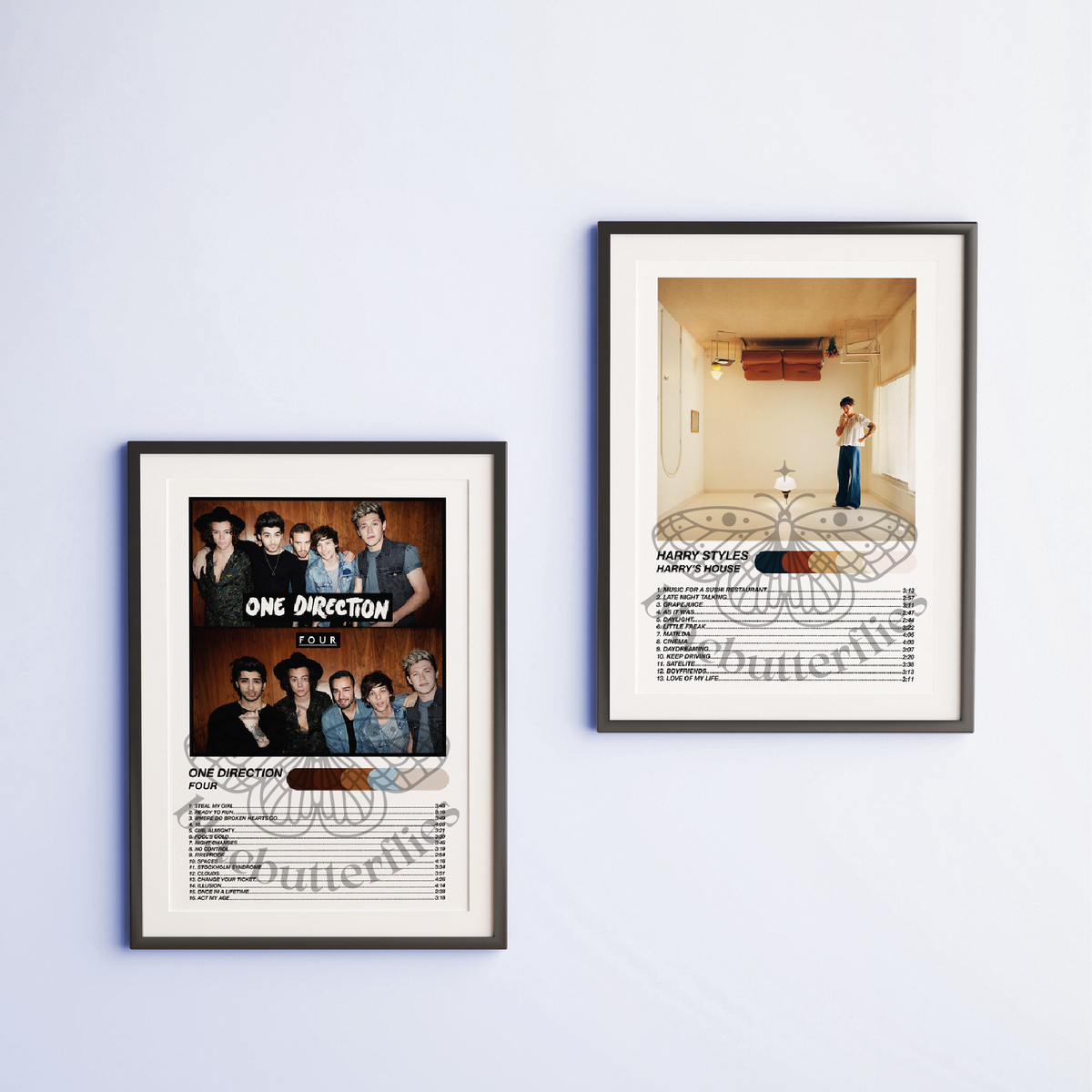1D Album Cover Poster – blacbutterflies